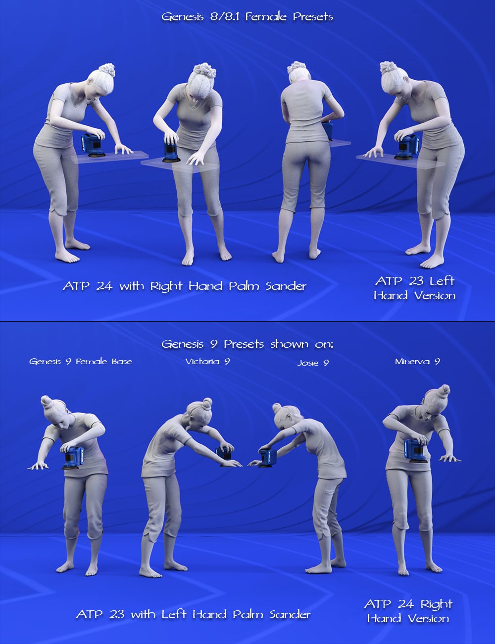 ARTY-FFicial's April's Tools and Poses for Genesis 9, 8, and 8.1 | Daz 3D