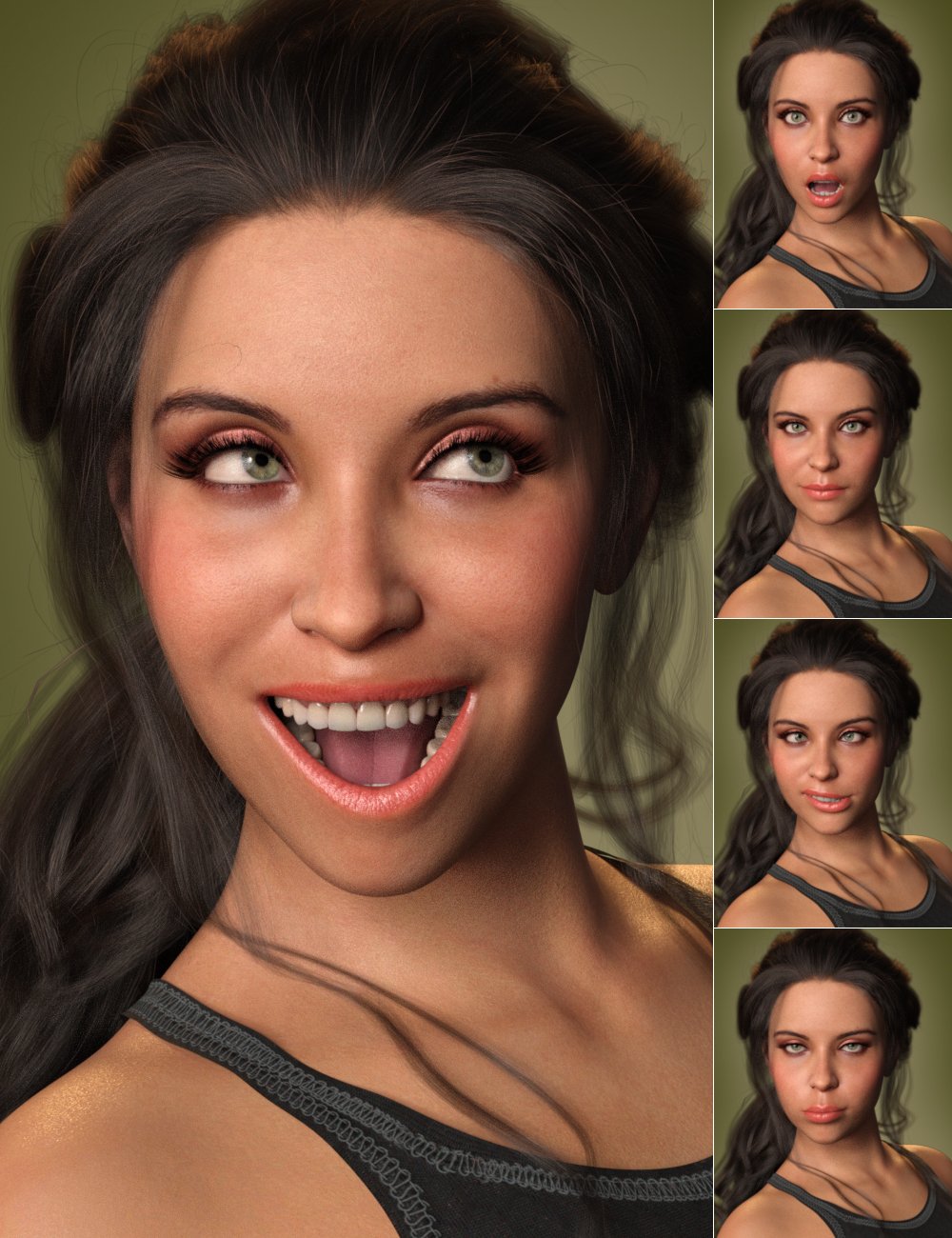 Soft Expressions for Genesis 9 | Daz 3D