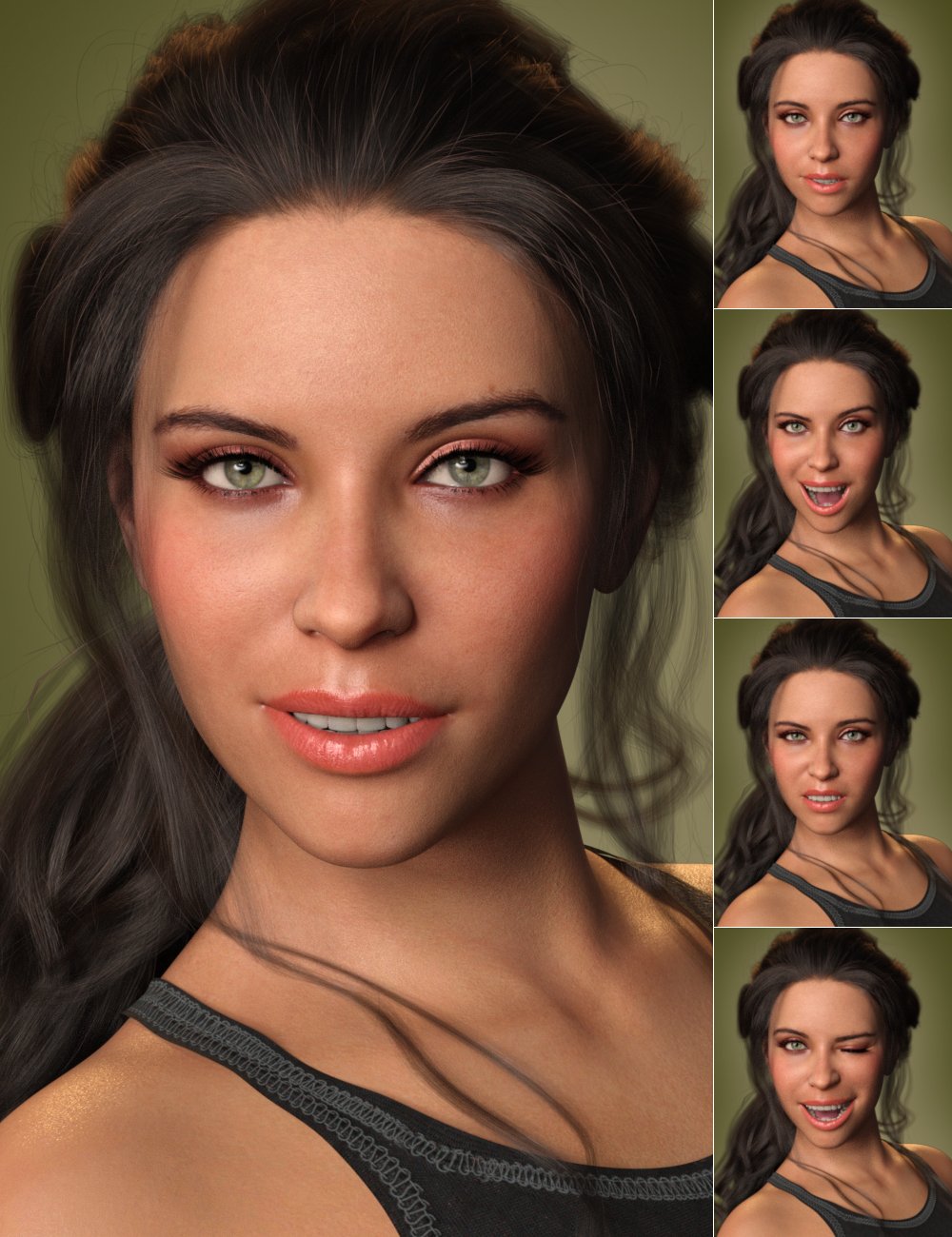 Soft Expressions for Genesis 9 | Daz 3D