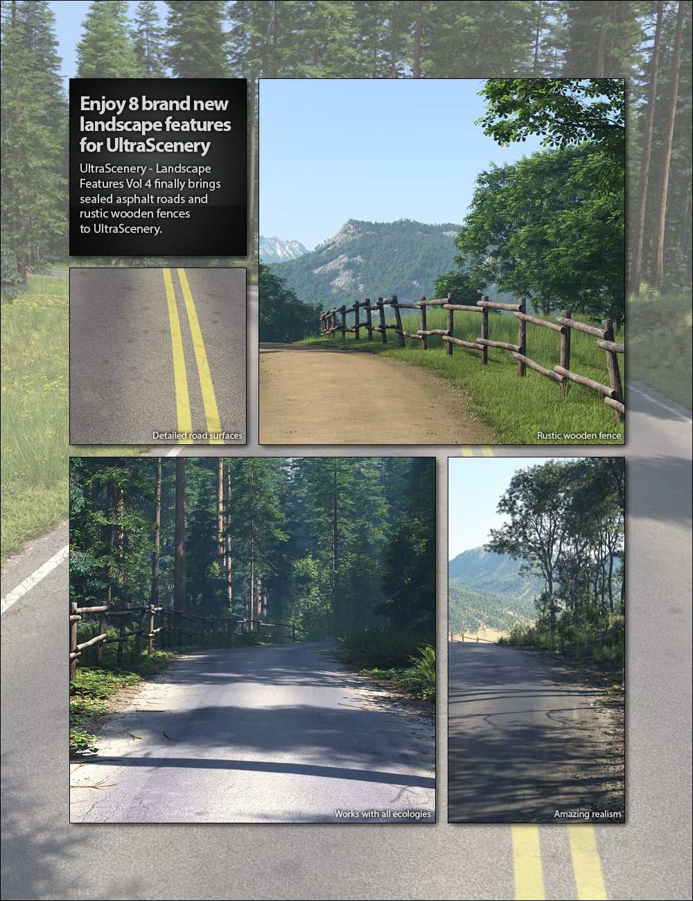 UltraScenery - Landscape Features Volume 4 | Daz 3D