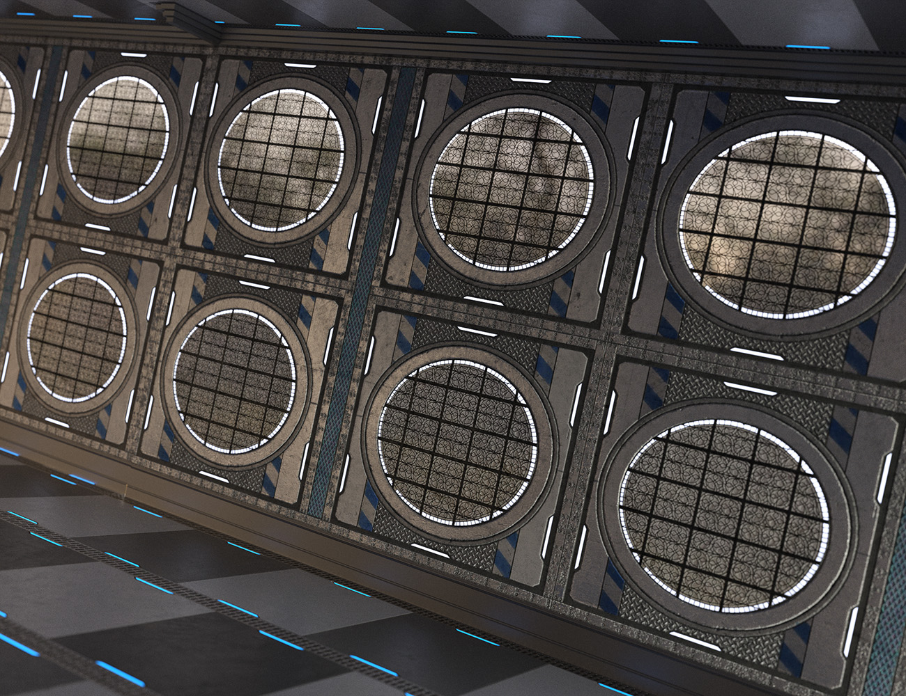 Medieval Sci-Fi Iray Wall Panel Shaders Vol 3 | Daz 3D