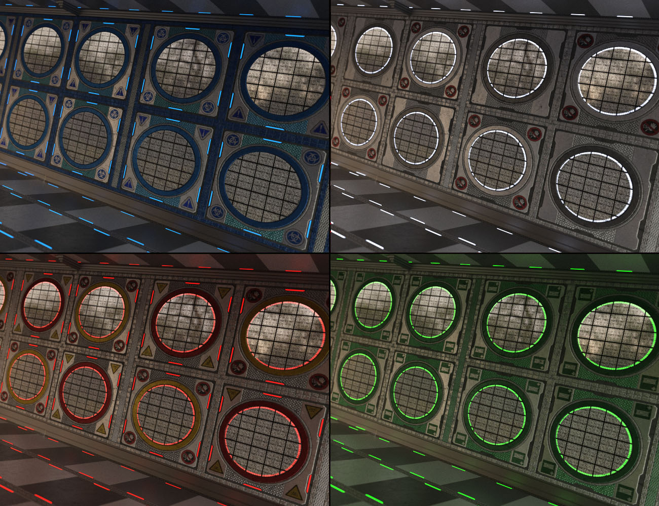 Medieval Sci-Fi Iray Wall Panel Shaders Vol 3 | Daz 3D