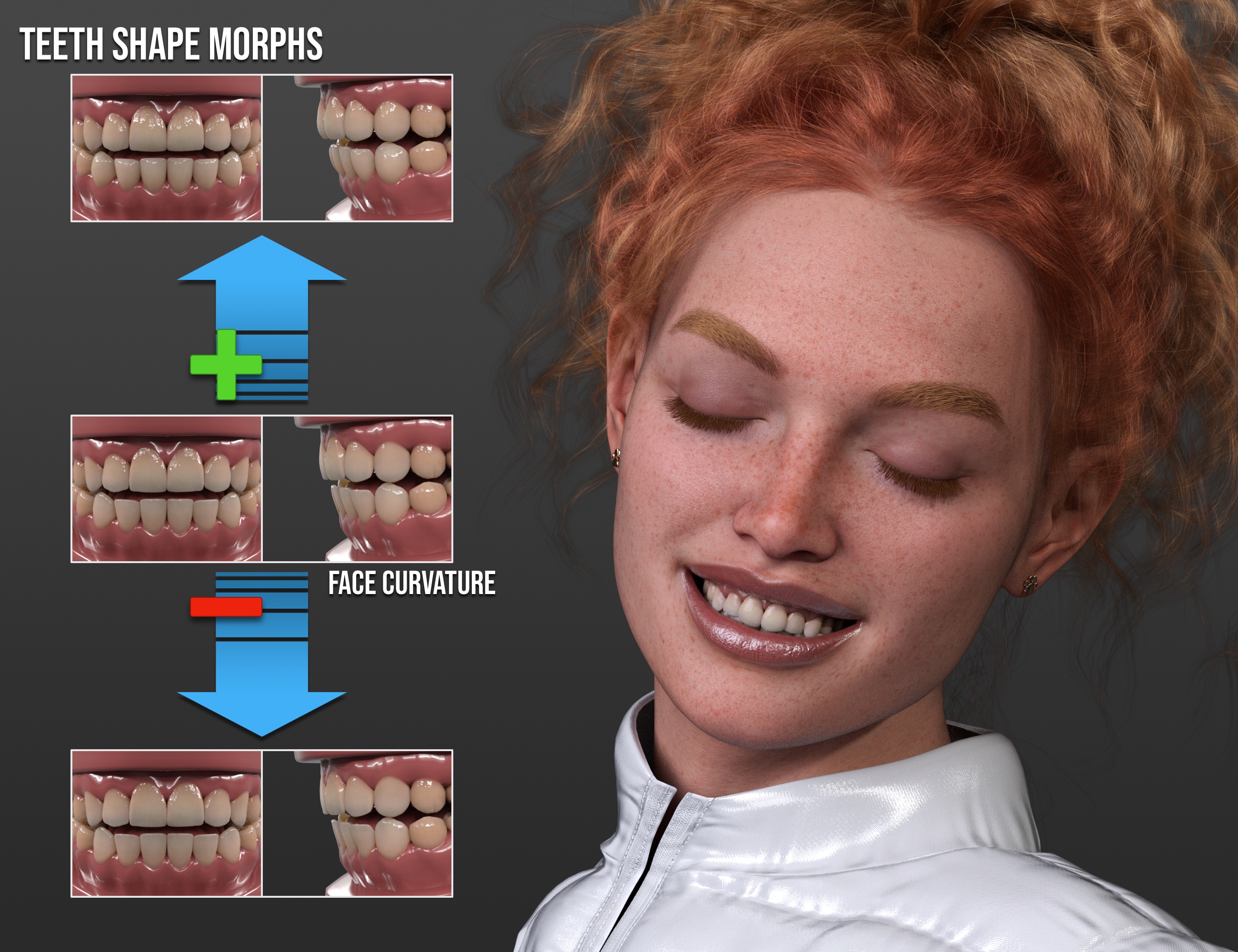 NG Build Your Own Smile for Genesis 9 - Dental Work | Daz 3D