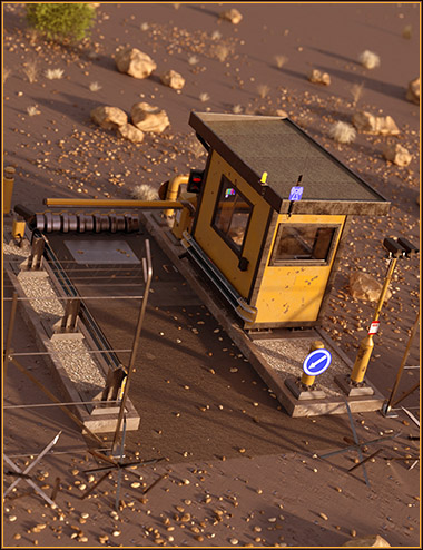 Security Gatehouse | Daz 3D