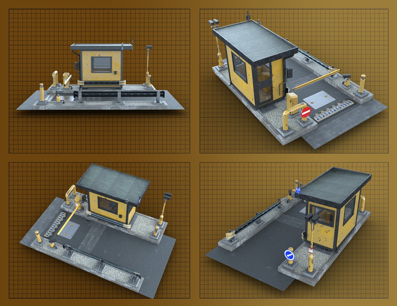 Security Gatehouse | Daz 3D
