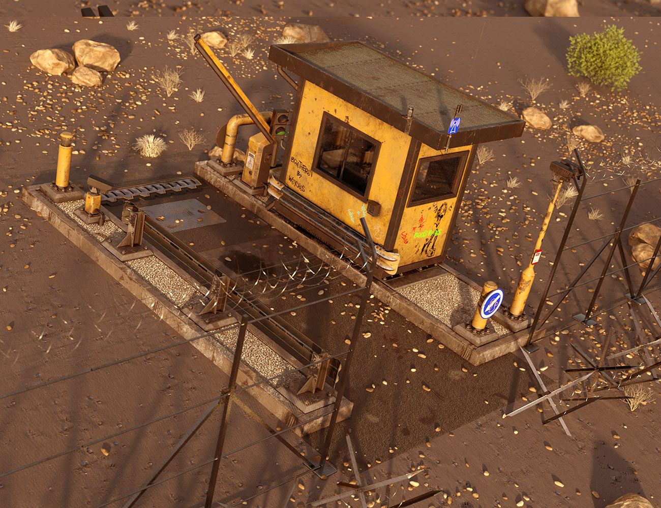 Security Gatehouse | Daz 3D