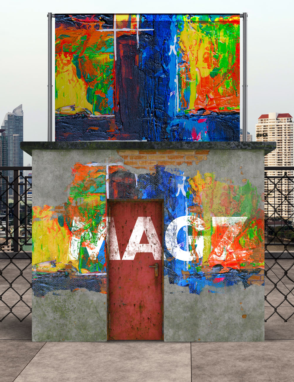 MAGZ 4 Grungees - Wall Posters, Brushes, Mockups, and More! | Daz 3D
