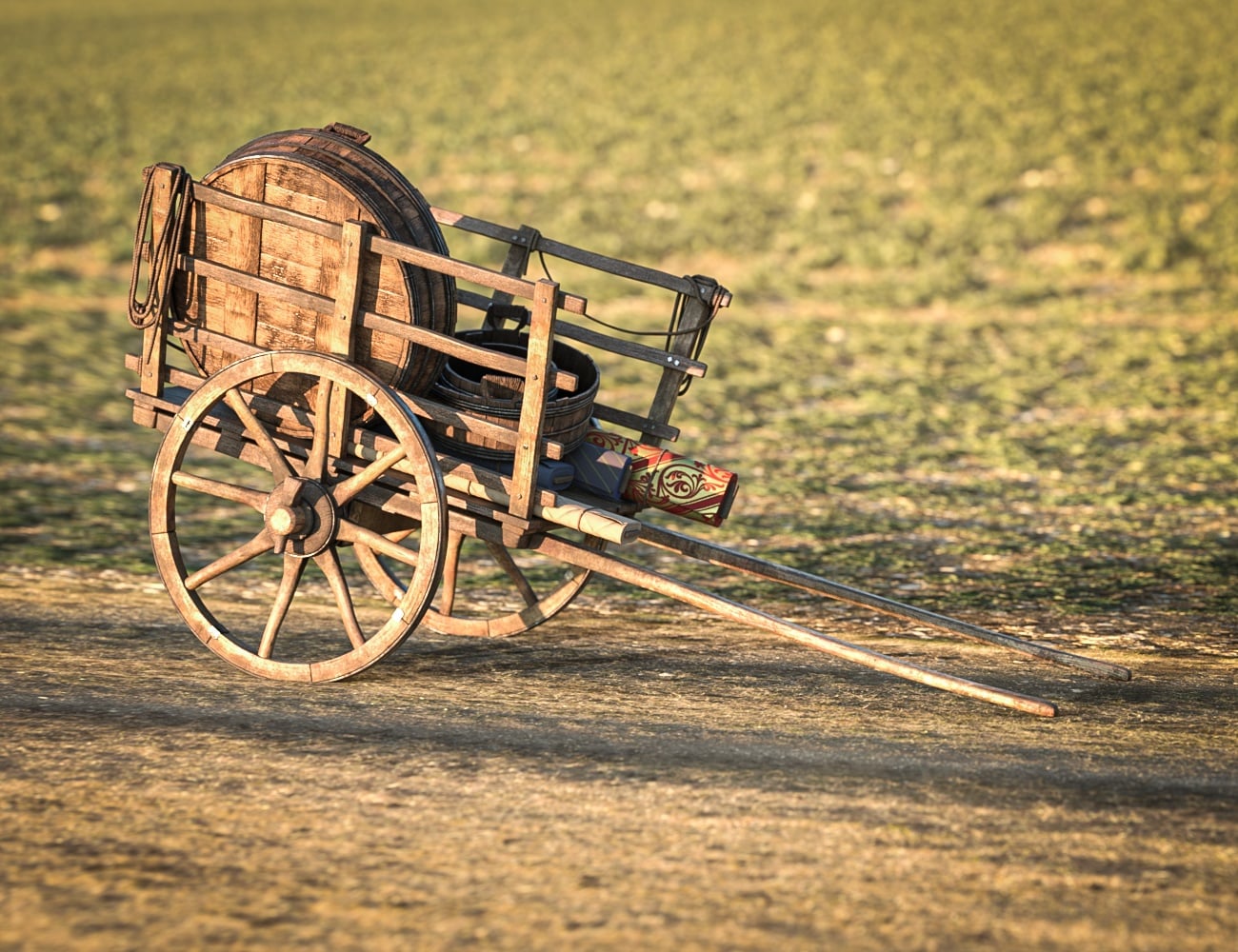 OR3D Medieval Cart 03 | Daz 3D