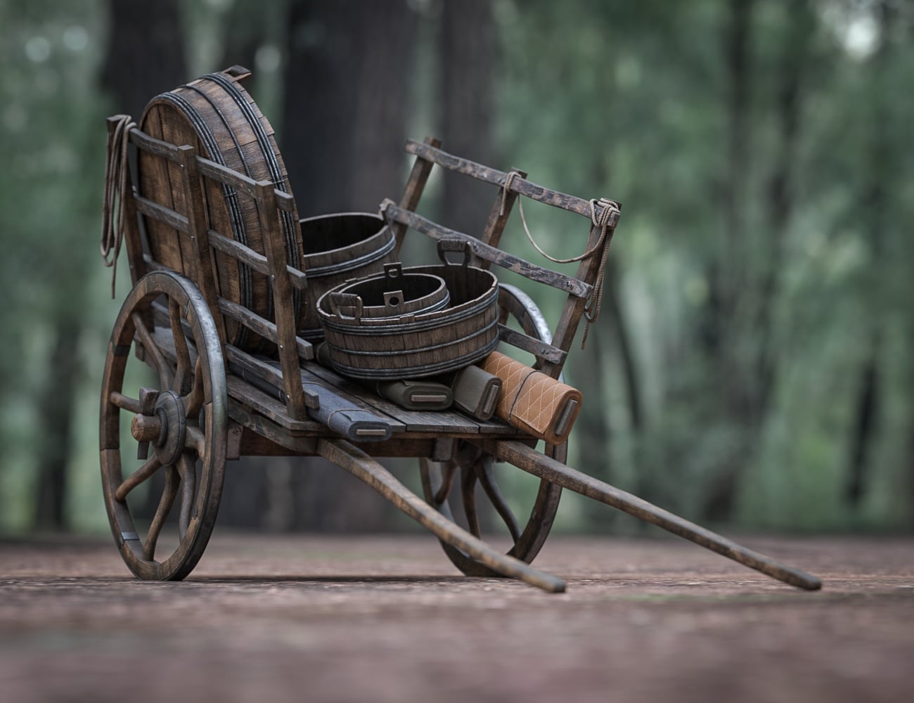 OR3D Medieval Cart 03 | Daz 3D