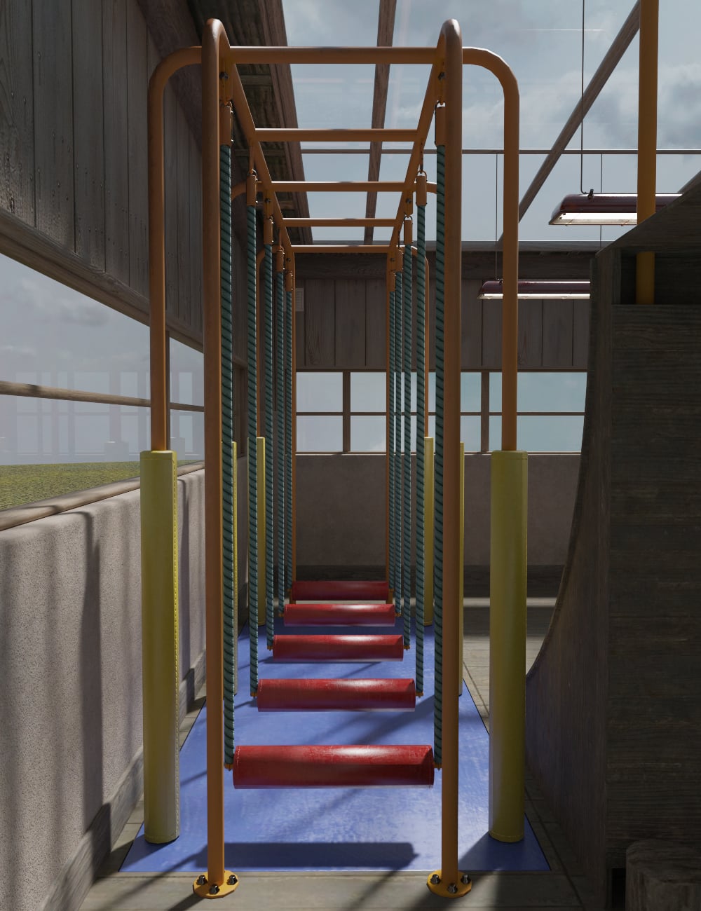 Summer Vintage School Camp | Daz 3D