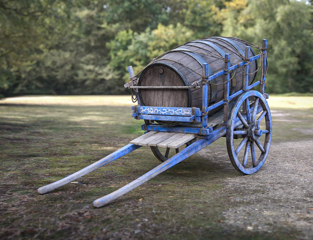 OR3D Medieval Cart 01 | Daz 3D