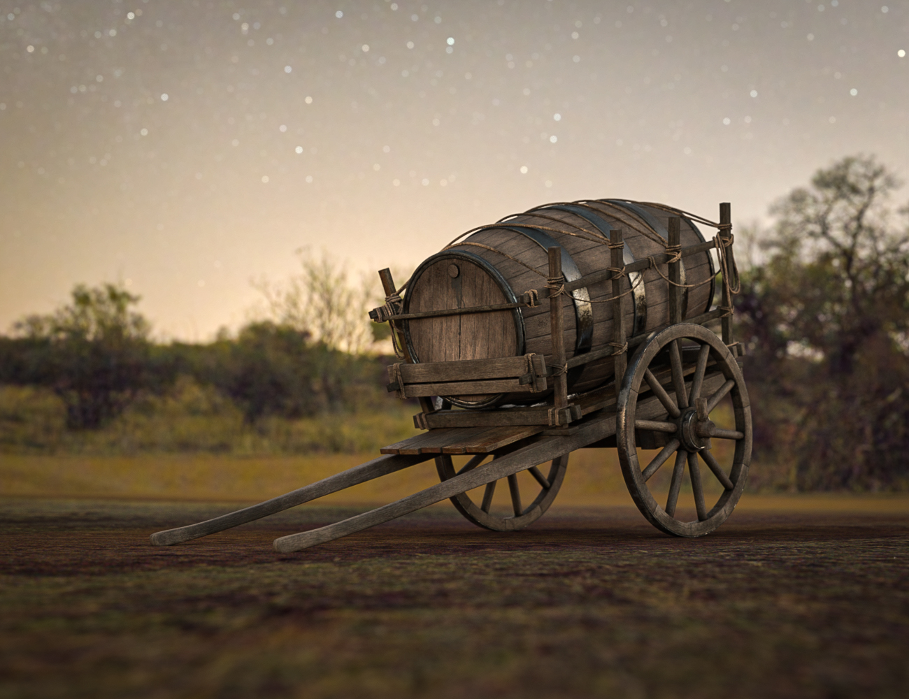 OR3D Medieval Cart 01 | Daz 3D