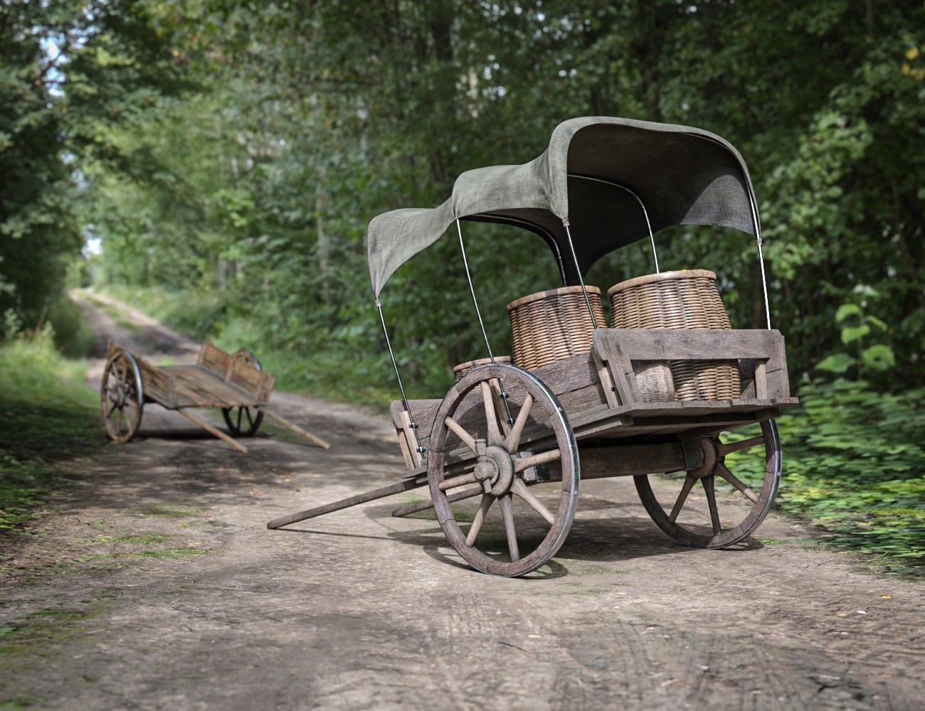 OR3D Medieval Carts Bundle | Daz 3D