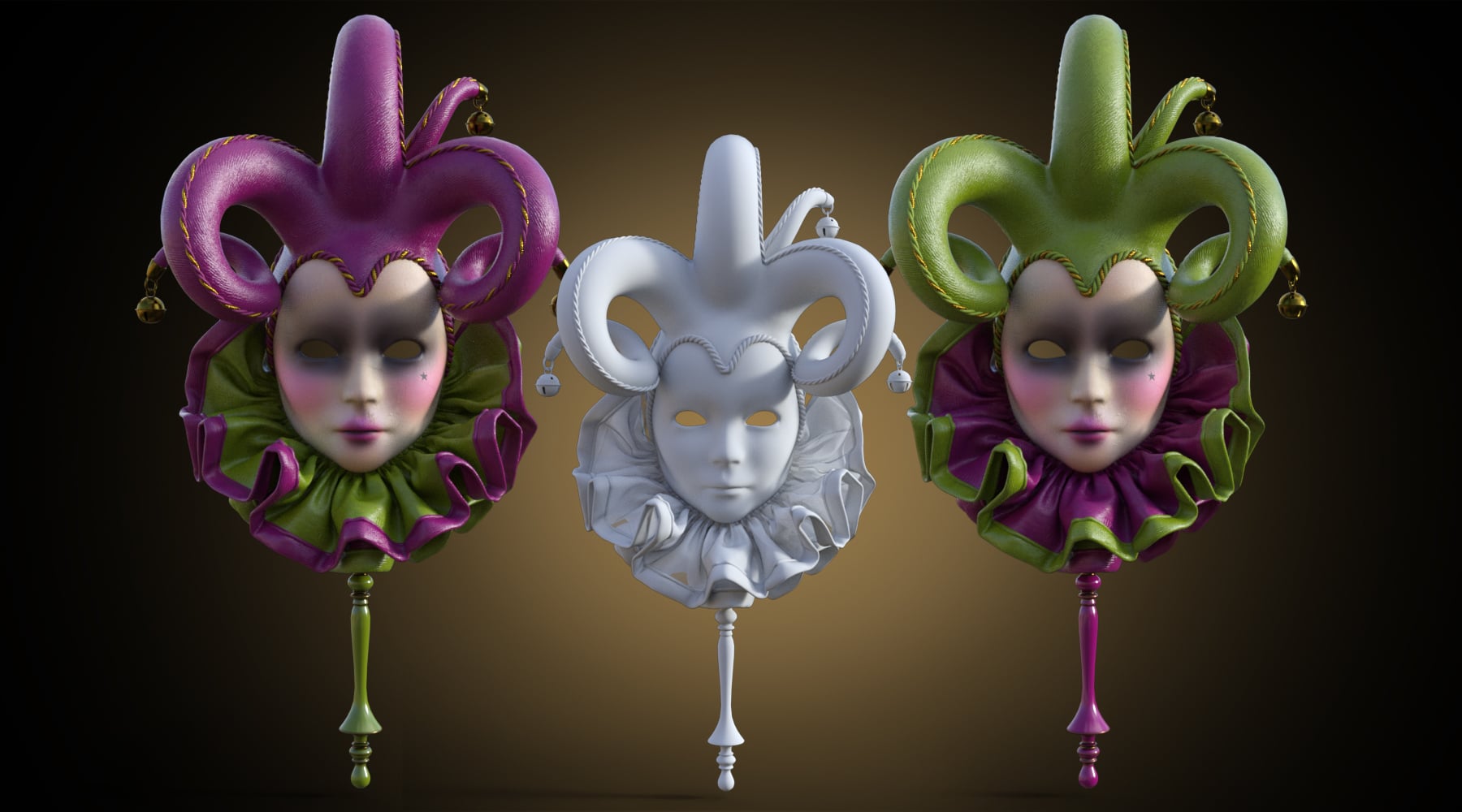 B.E.T.T.Y. Venetian Masks | Daz 3D
