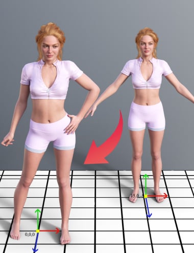 JW Pro Pose Reset for Genesis 9 | Daz 3D