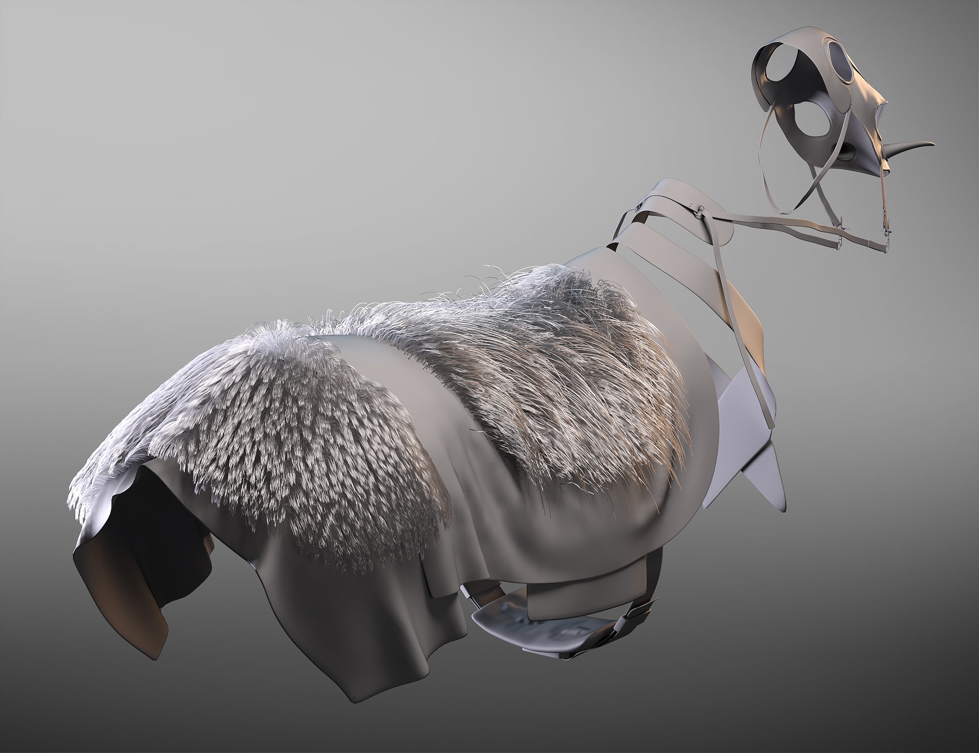 dForce Horse Barding Outfit for Daz Horse 3 | Daz 3D