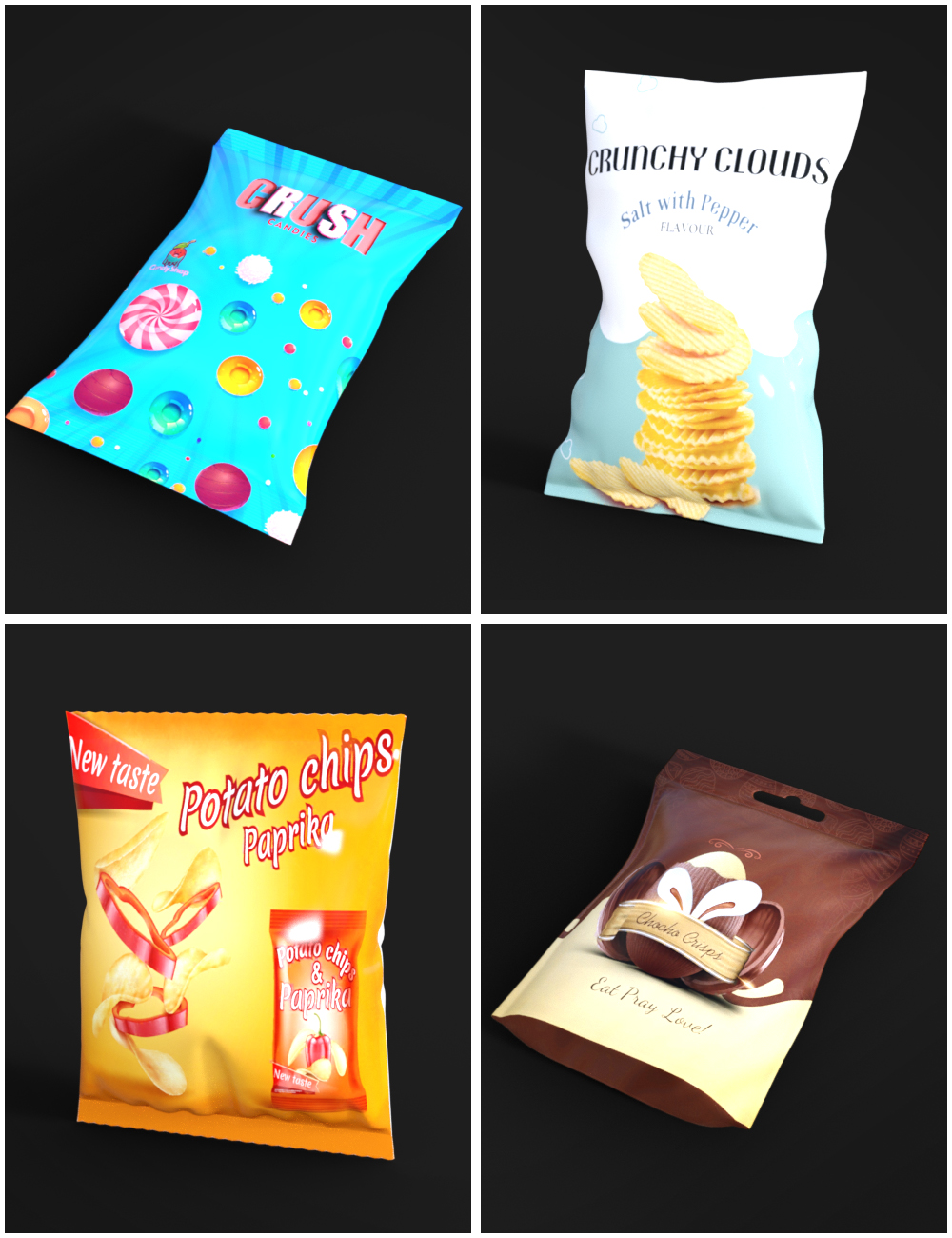 BW Everyday Snacks Set | Daz 3D
