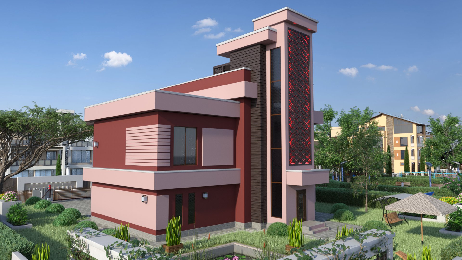 Modern House 4 | Daz 3D