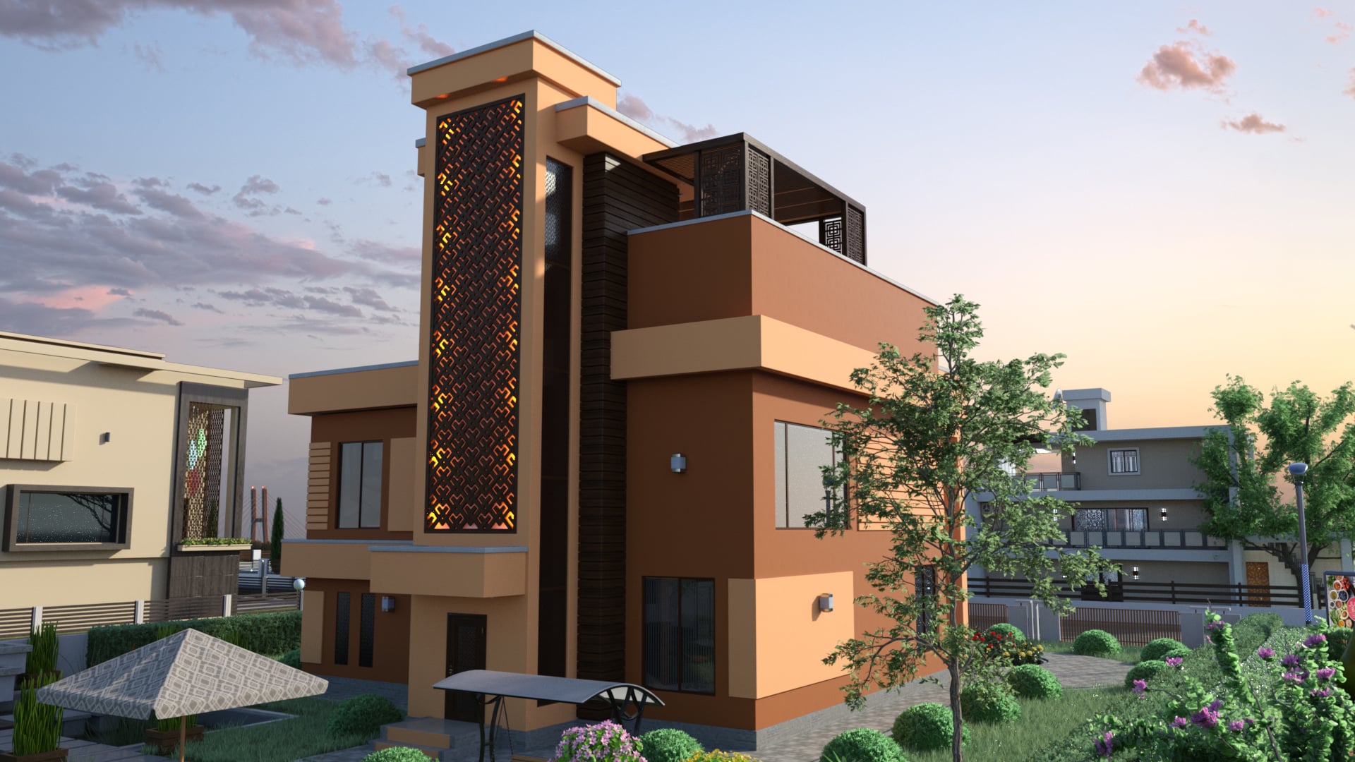 Modern House 4 | Daz 3D