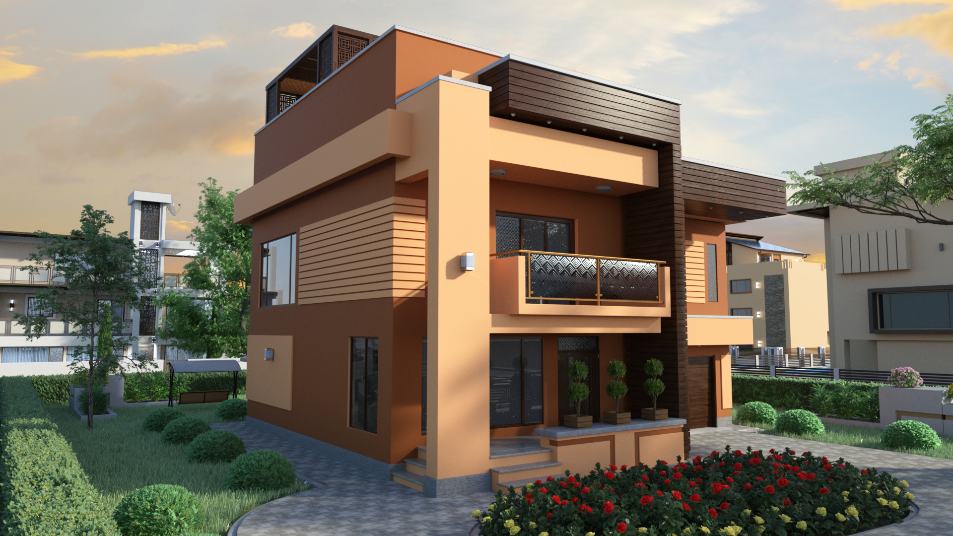 Modern House 4 | Daz 3D