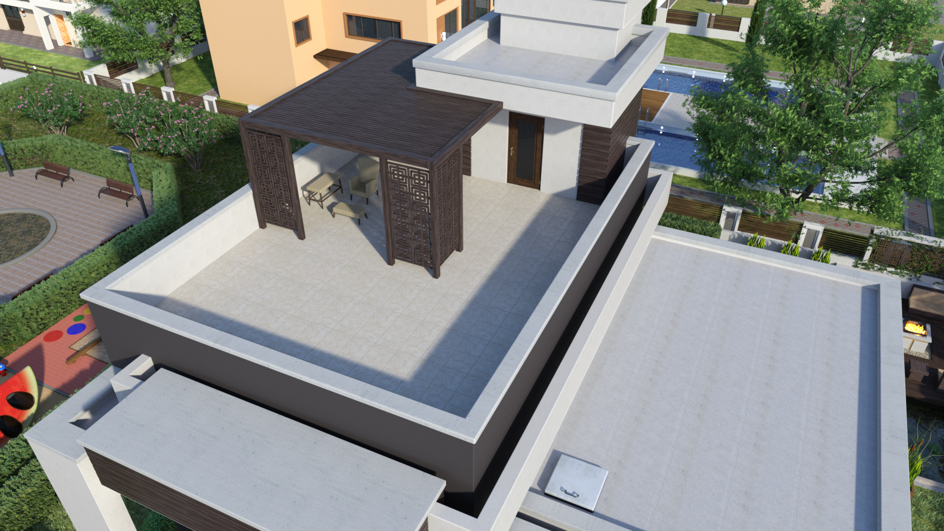 Modern House 4 | Daz 3D