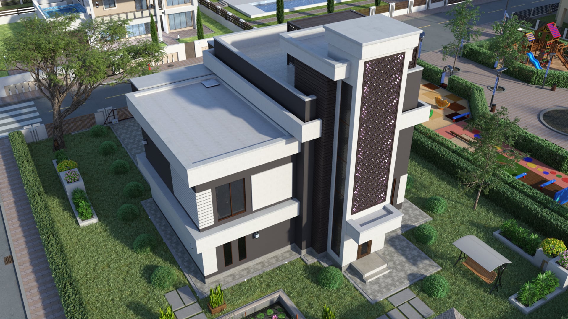 Modern House 4 | Daz 3D