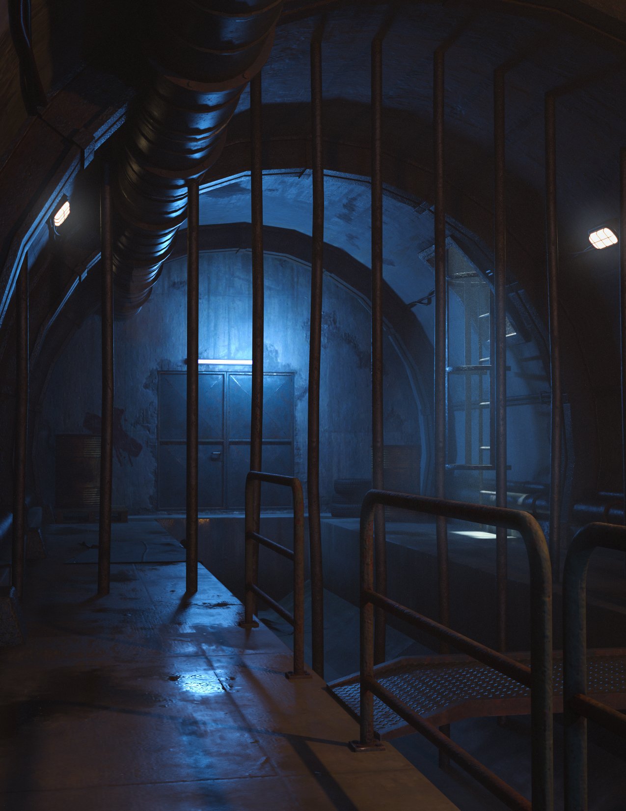 Cold Underground - Modular | Daz 3D