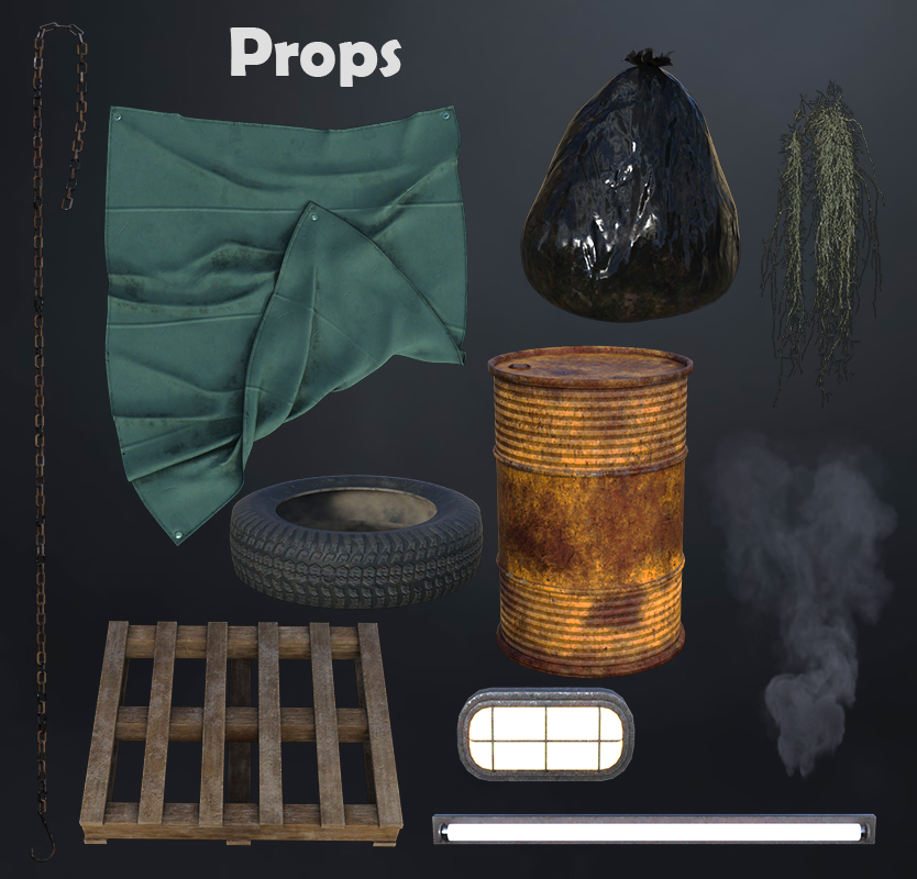 Cold Underground - Modular | Daz 3D