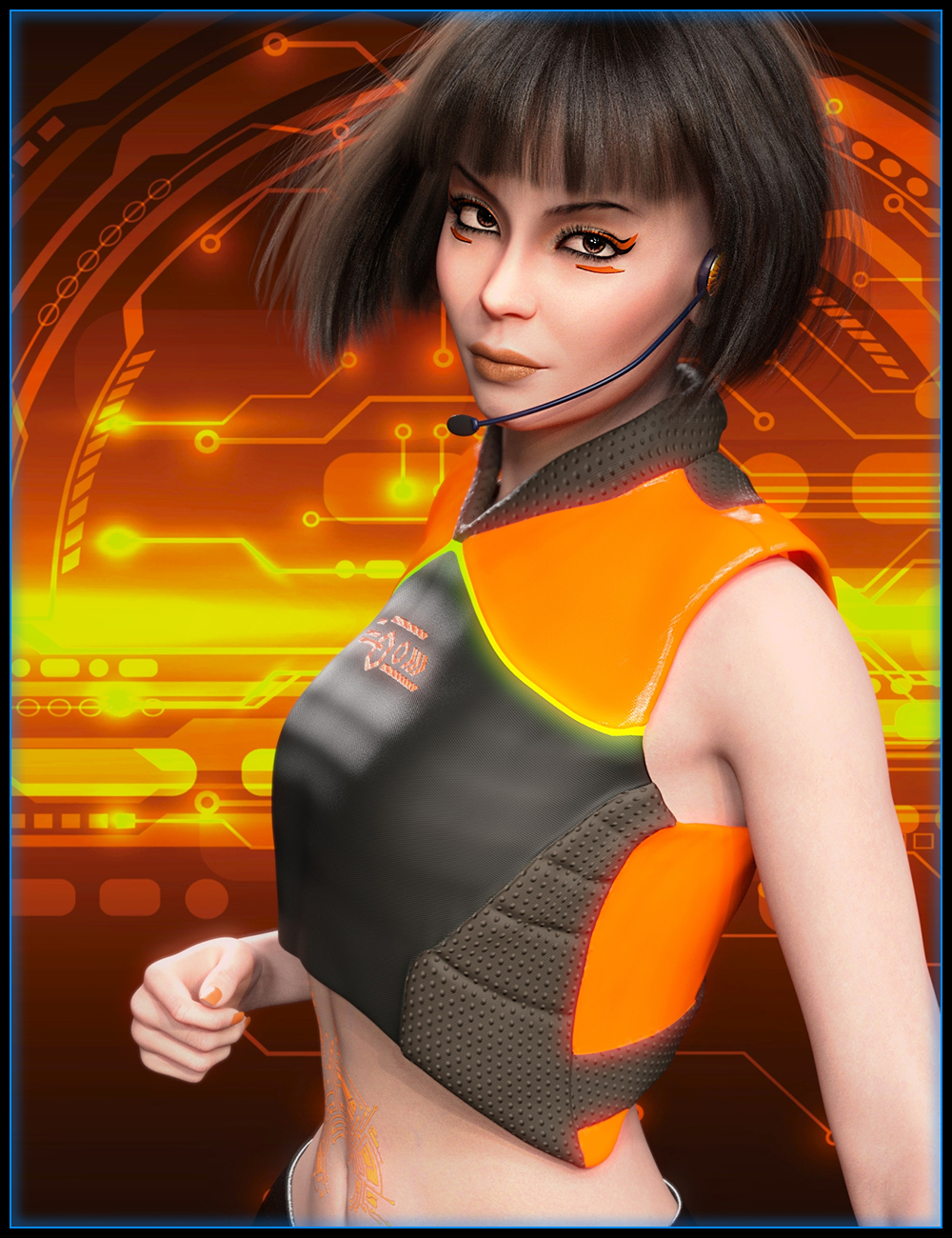 NDD CyberDream Angele for Genesis 9 | Daz 3D