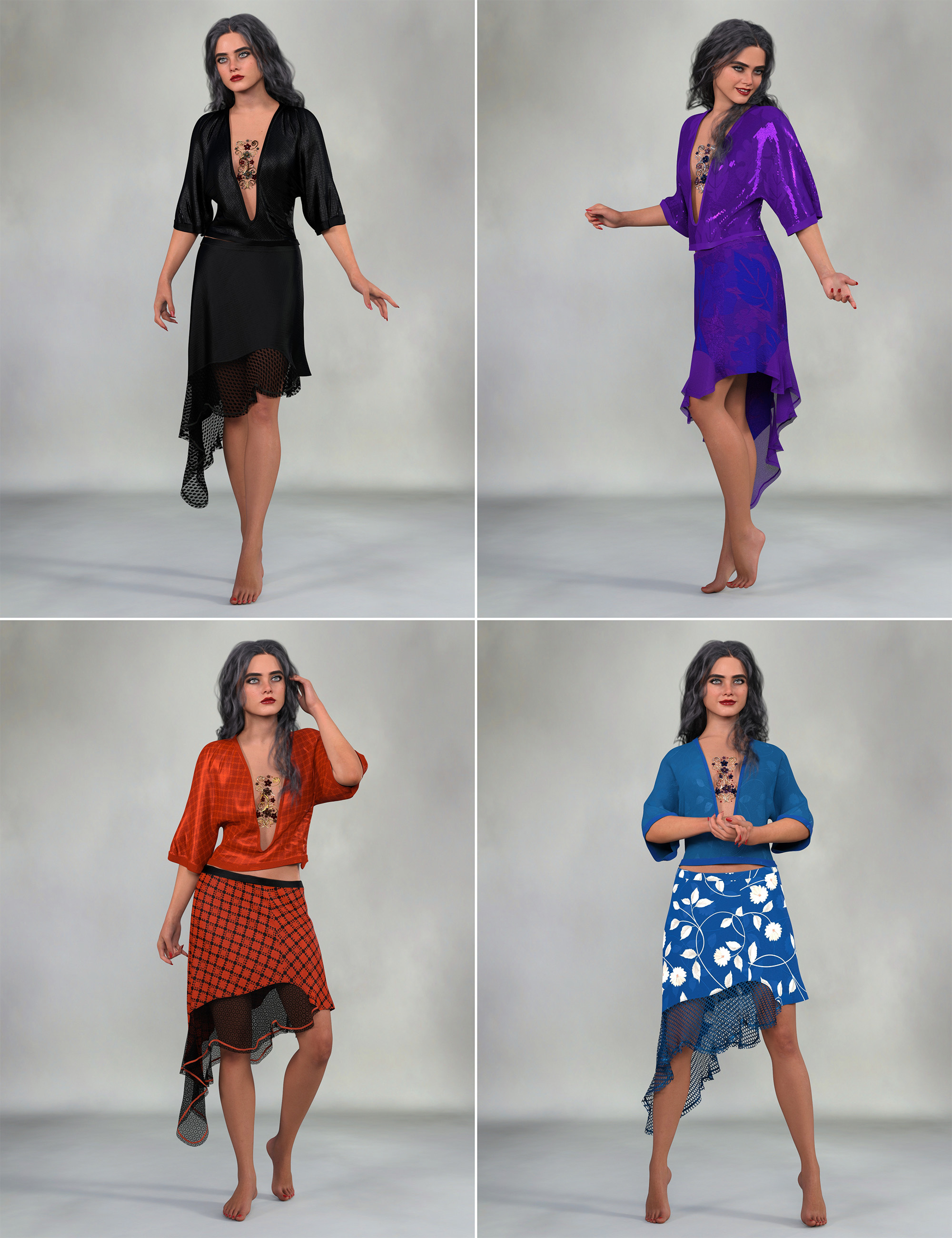 dForce Sofia Outfit for Genesis 9 | Daz 3D