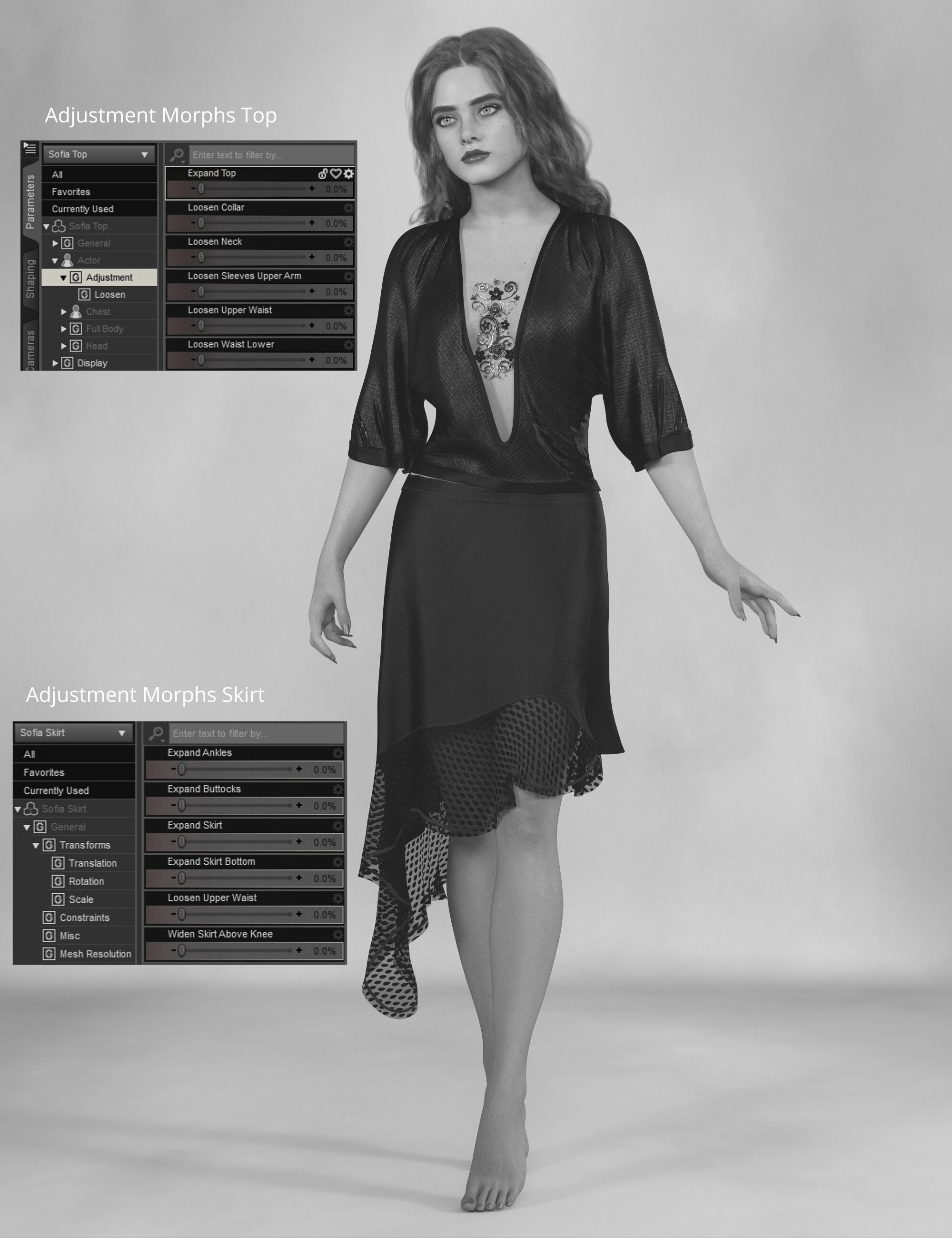 dForce Sofia Outfit for Genesis 9 | Daz 3D
