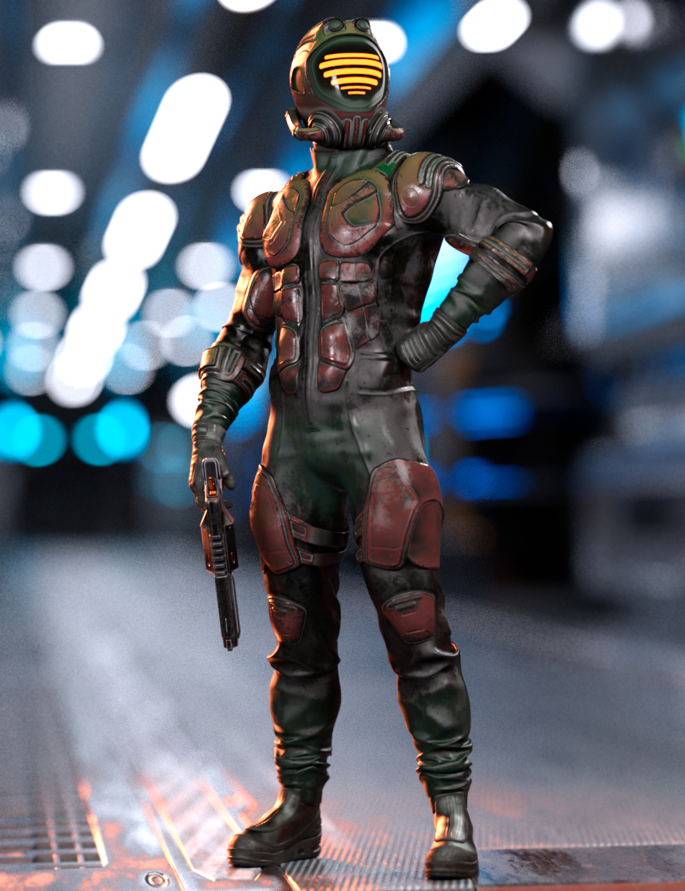 Lost in Space Sci-Fi Outfit for Genesis 9 | Daz 3D