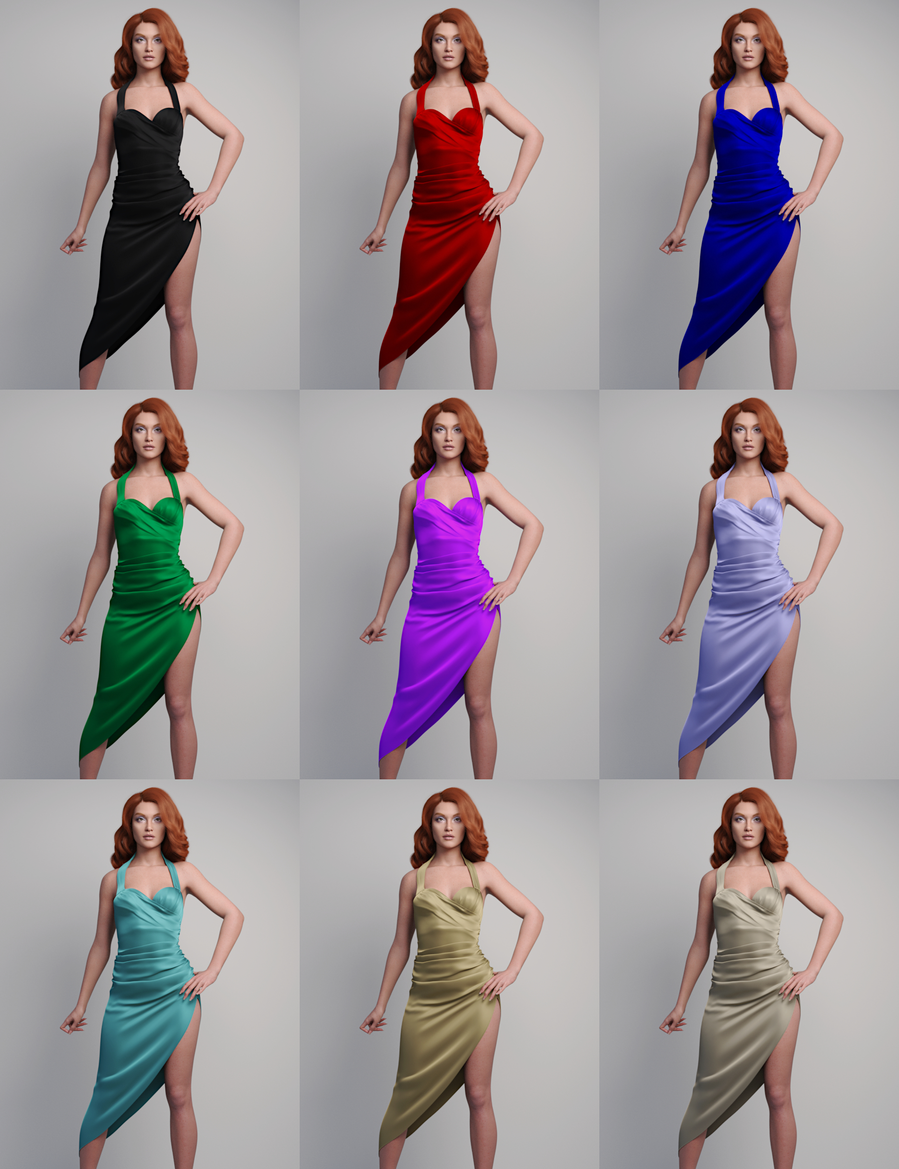 Evening Wardrobe Bundle | Daz 3D
