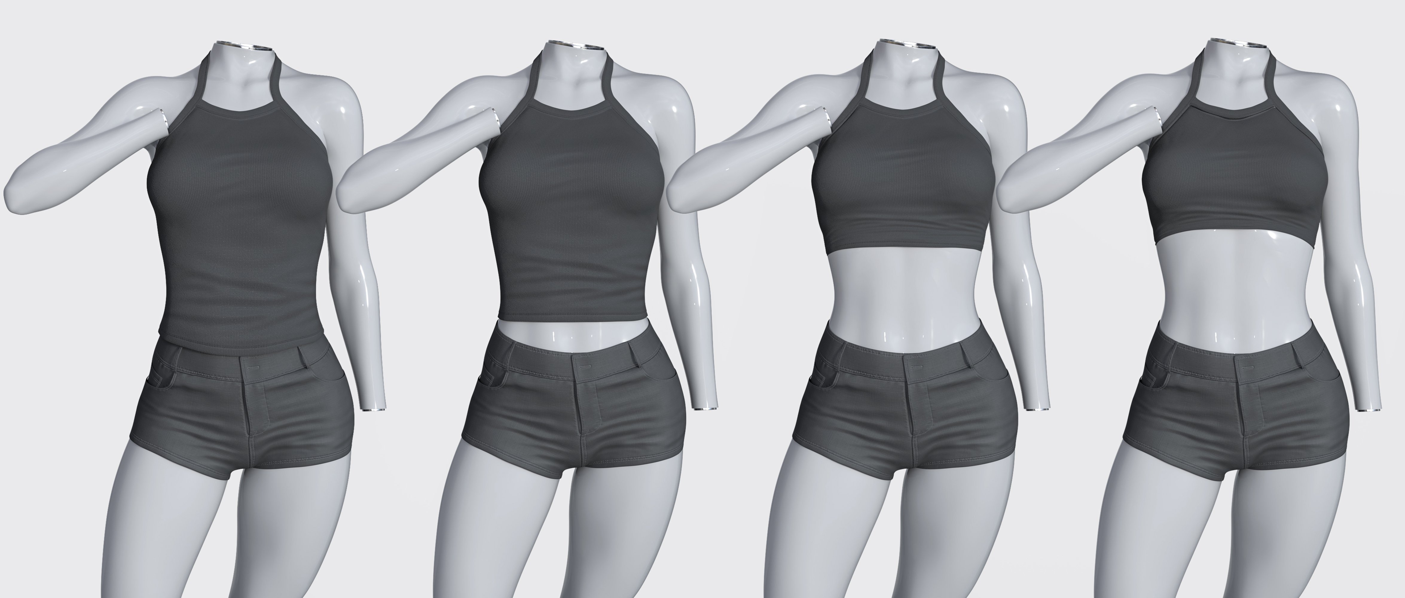 Su Summer Cool Set With Dforce For Genesis 8 8 1 And 9 Daz 3d