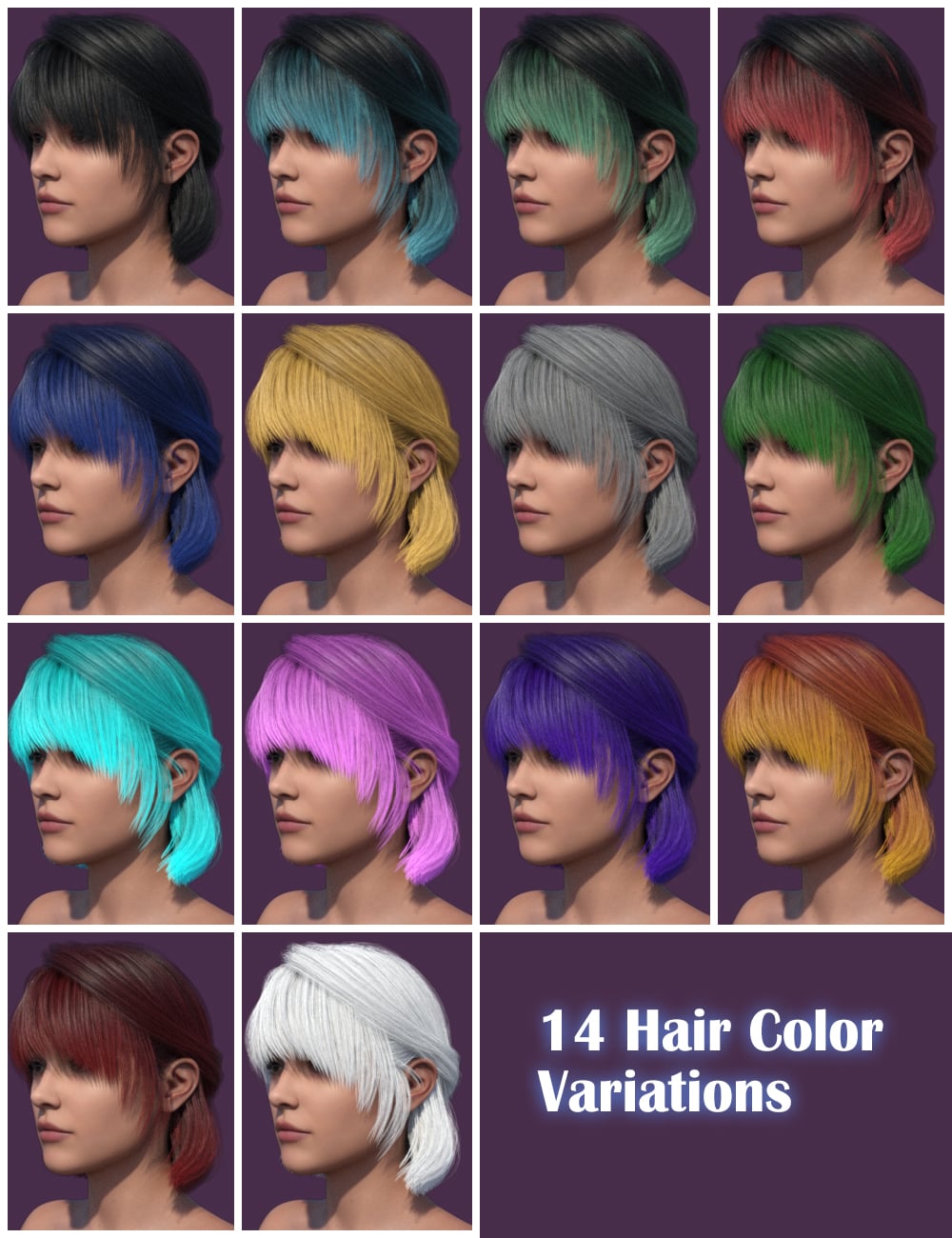 JL Sunny Hair for Genesis 9 | Daz 3D