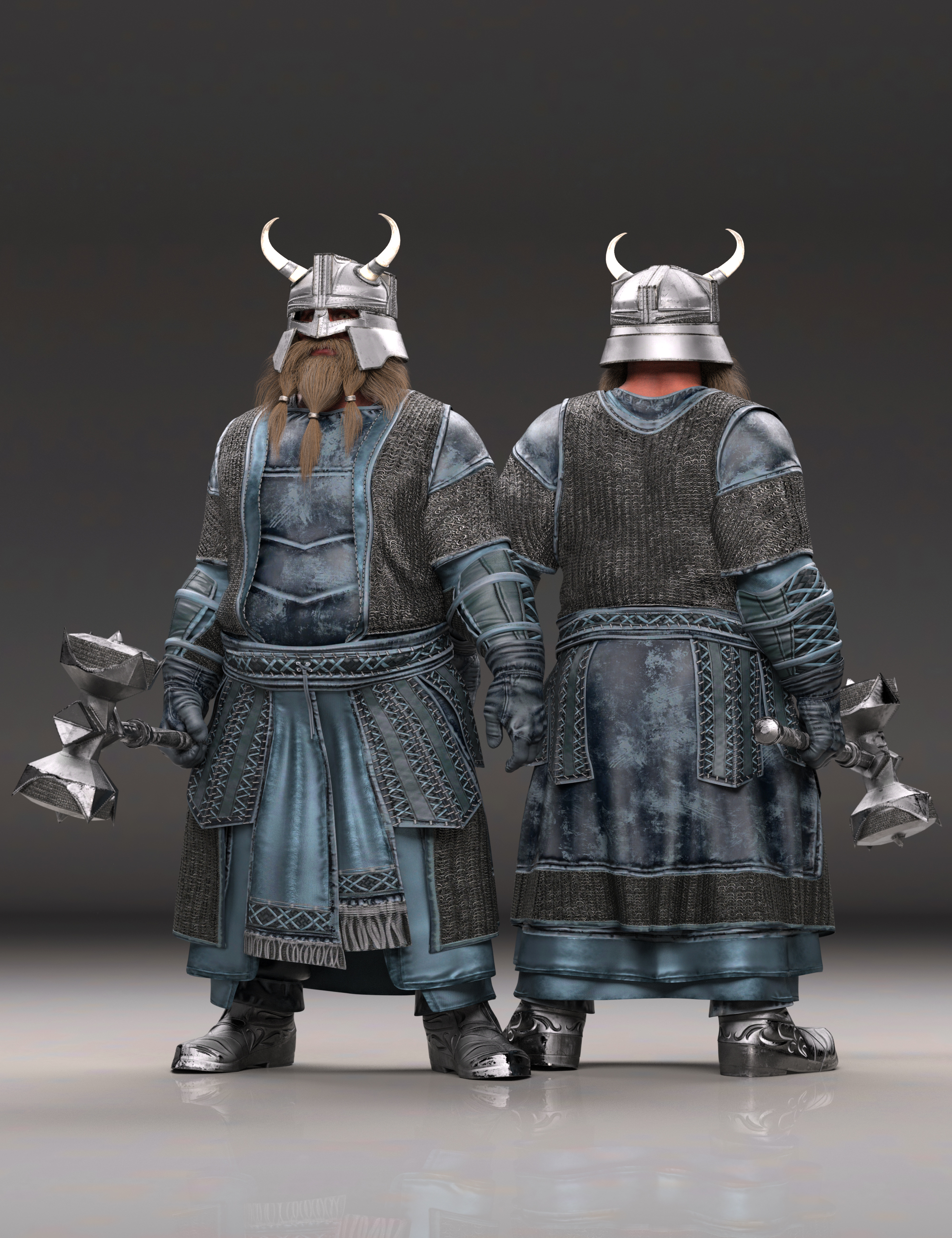 dForce Reforged Outfit for Genesis 9 Texture Add-On | Daz 3D