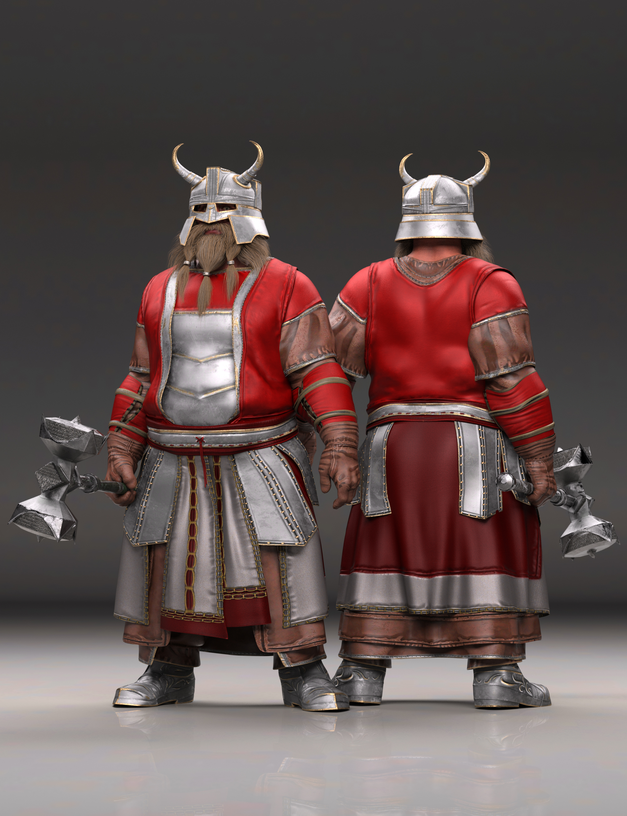 dForce Reforged Outfit for Genesis 9 Texture Add-On | Daz 3D