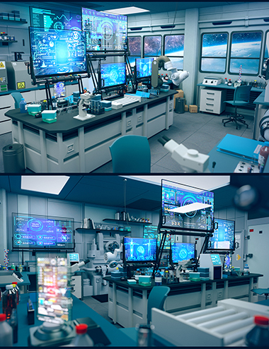 Sci-Fi Marine Research Lab | Daz 3D