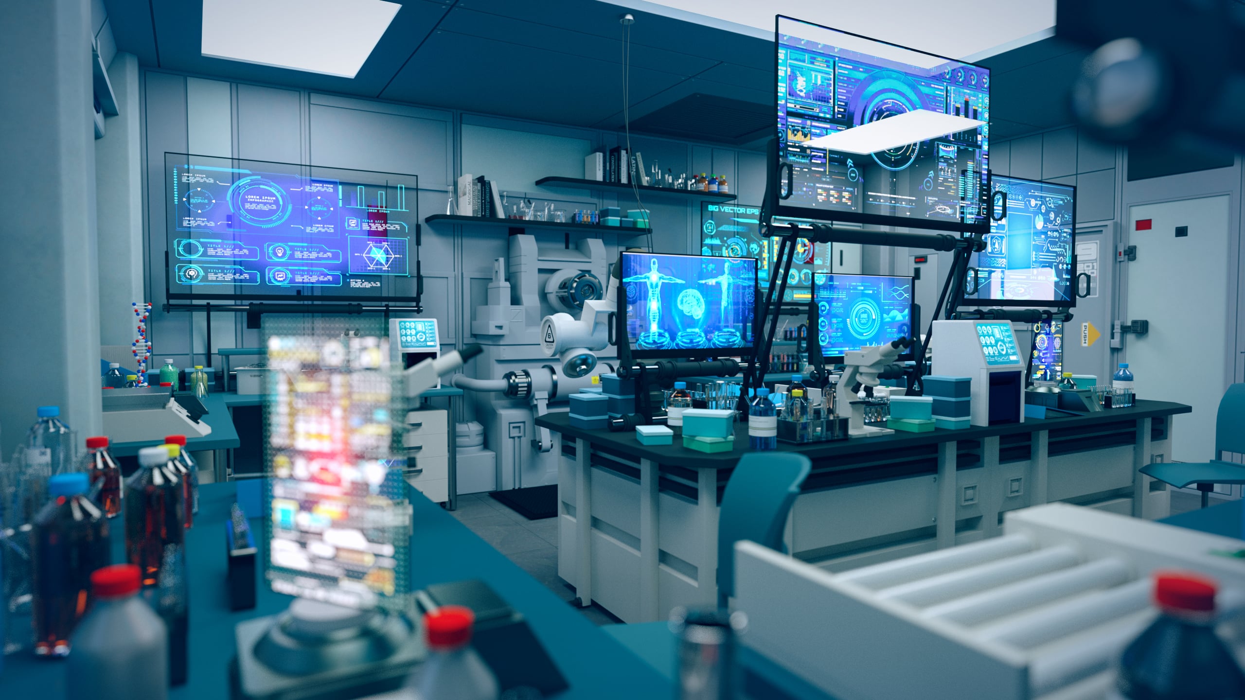 Sci-Fi Marine Research Lab | Daz 3D