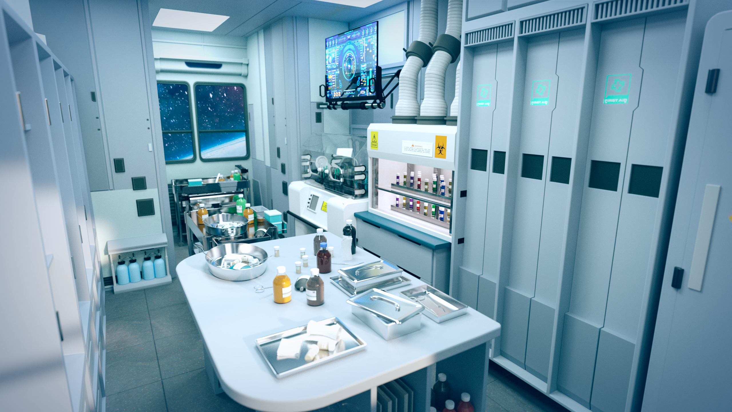 Sci-Fi Marine Storage Room | Daz 3D