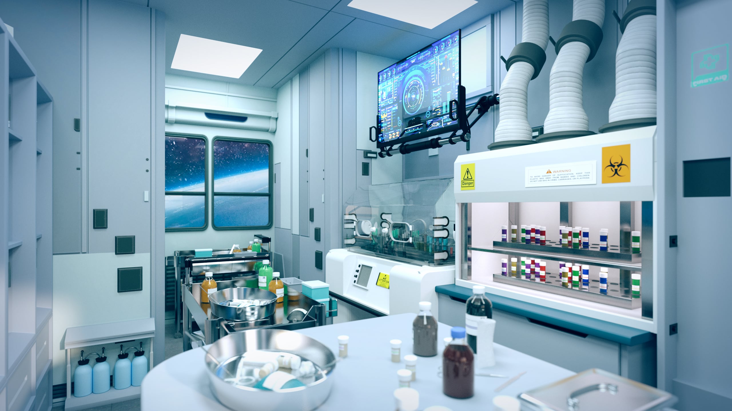 Sci-Fi Marine Storage Room | Daz 3D