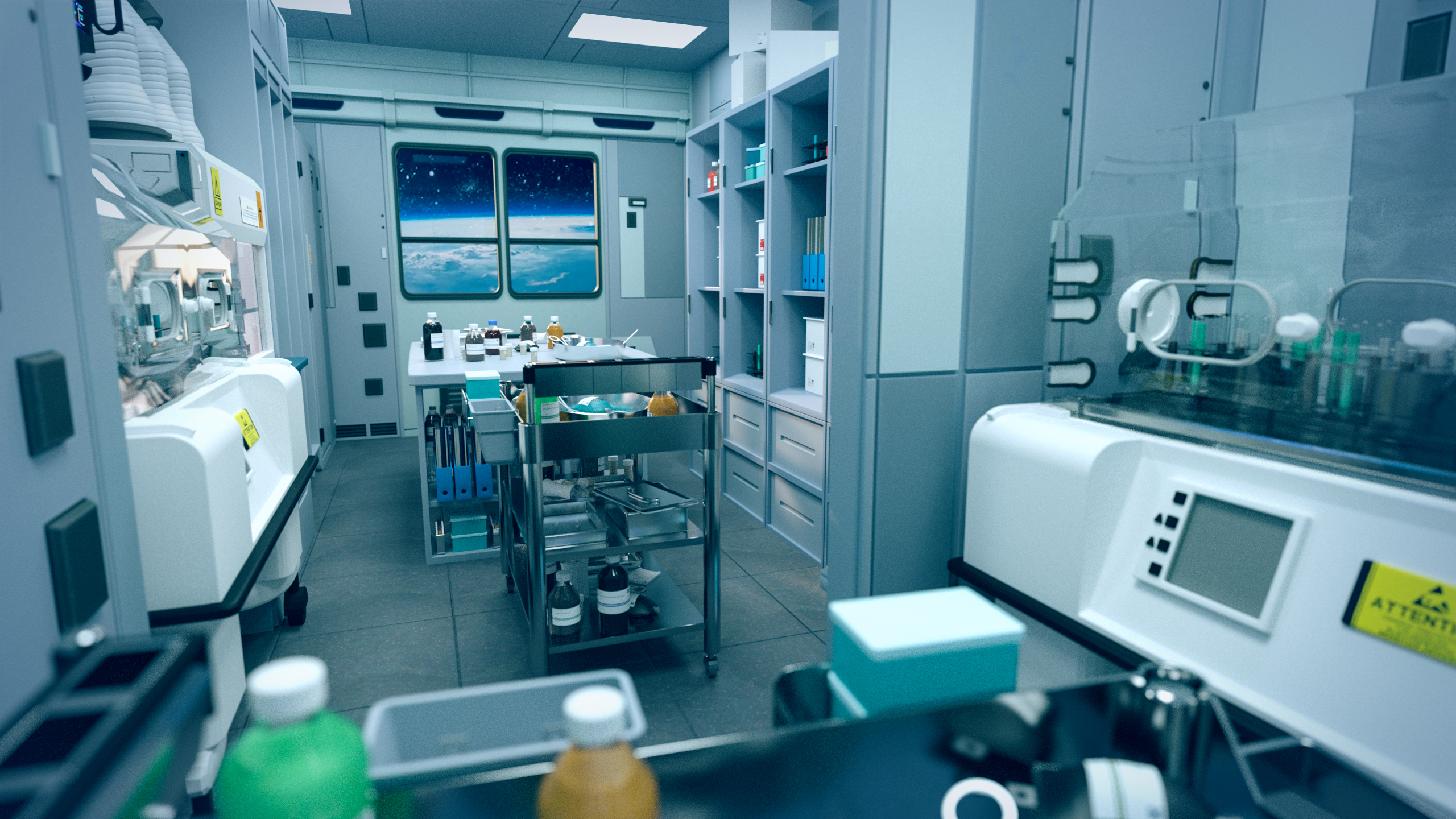 Sci-Fi Marine Storage Room | Daz 3D