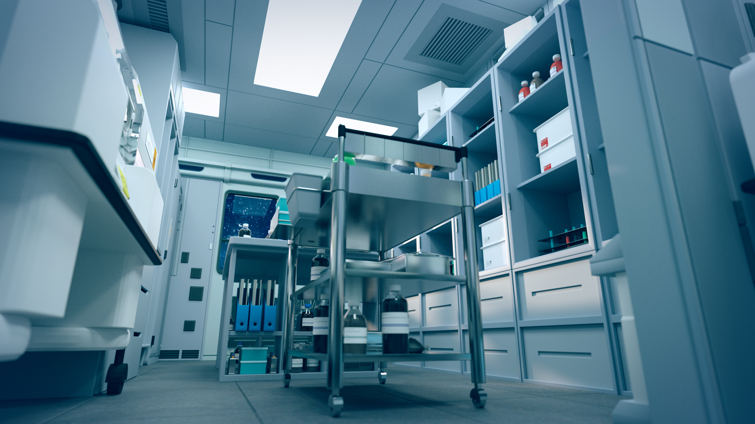 Sci-Fi Marine Storage Room | Daz 3D