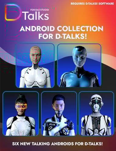 D-Talks! "Android Collection" | Daz 3D