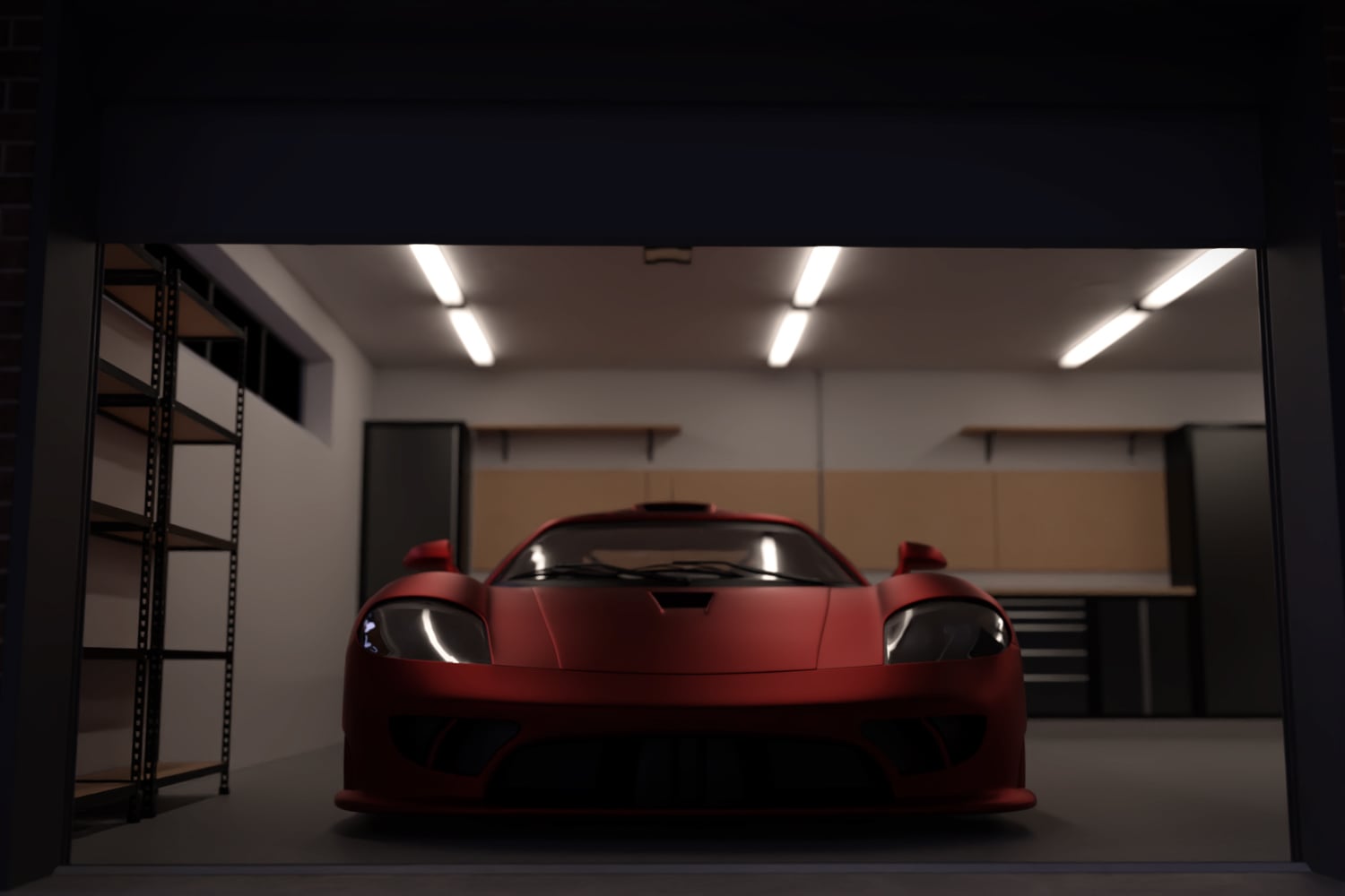 The Modern Home Garage | Daz 3D