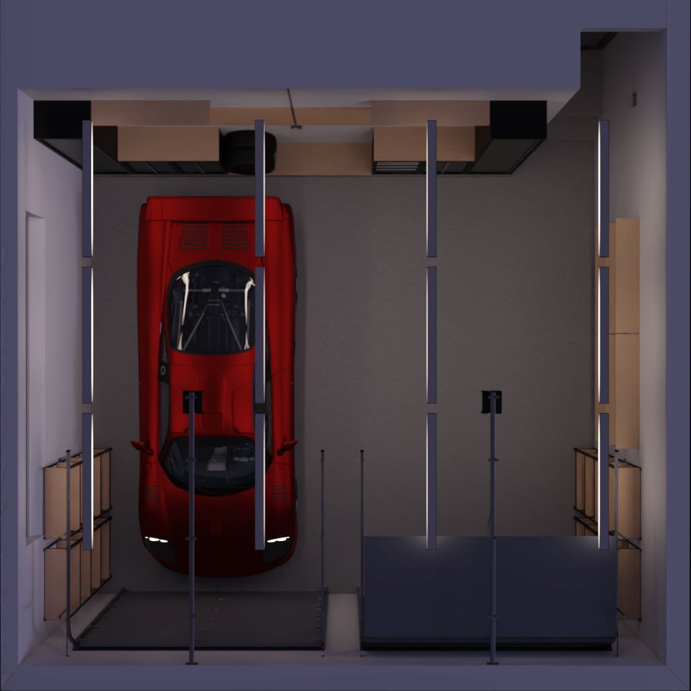 The Modern Home Garage | Daz 3D