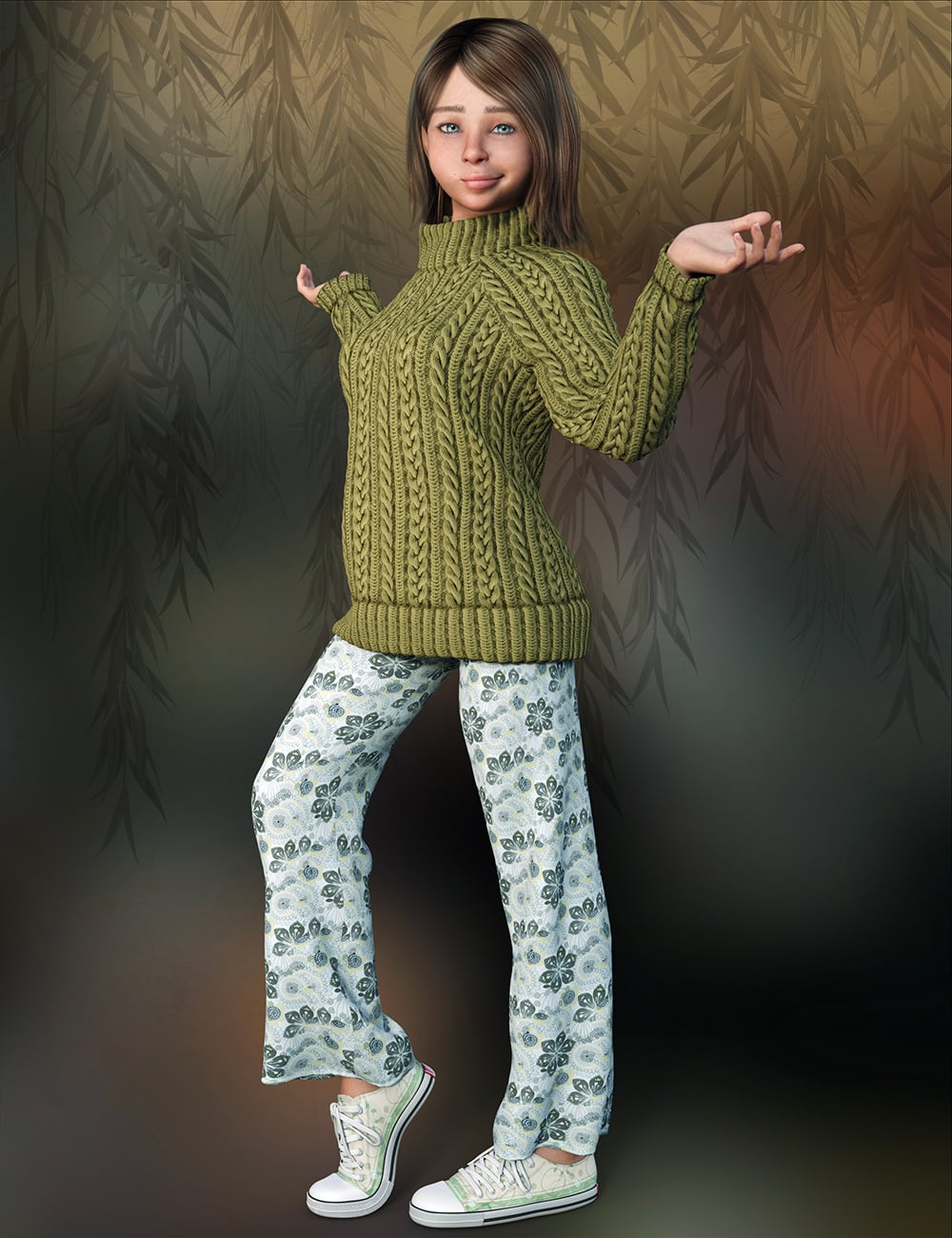 Aurora dForce Clothing and Accessory for Genesis 9 | Daz 3D