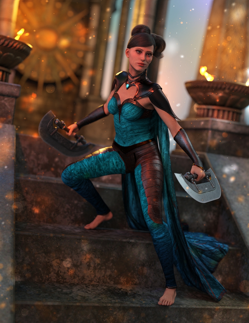 War Witch Bodysuits for Genesis 8 and 8.1 | Daz 3D