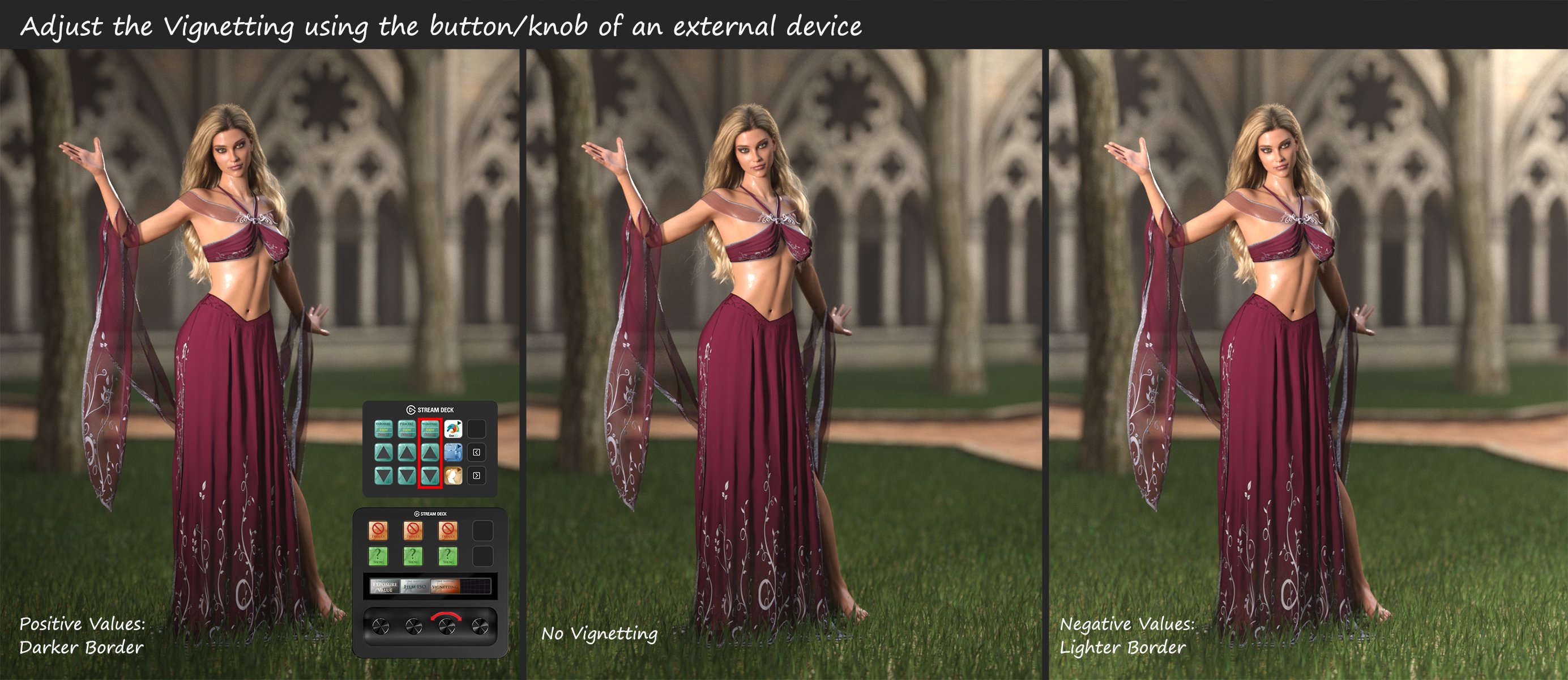 Camera - Lights - Tone Mapping - Action Bundle | Daz 3D