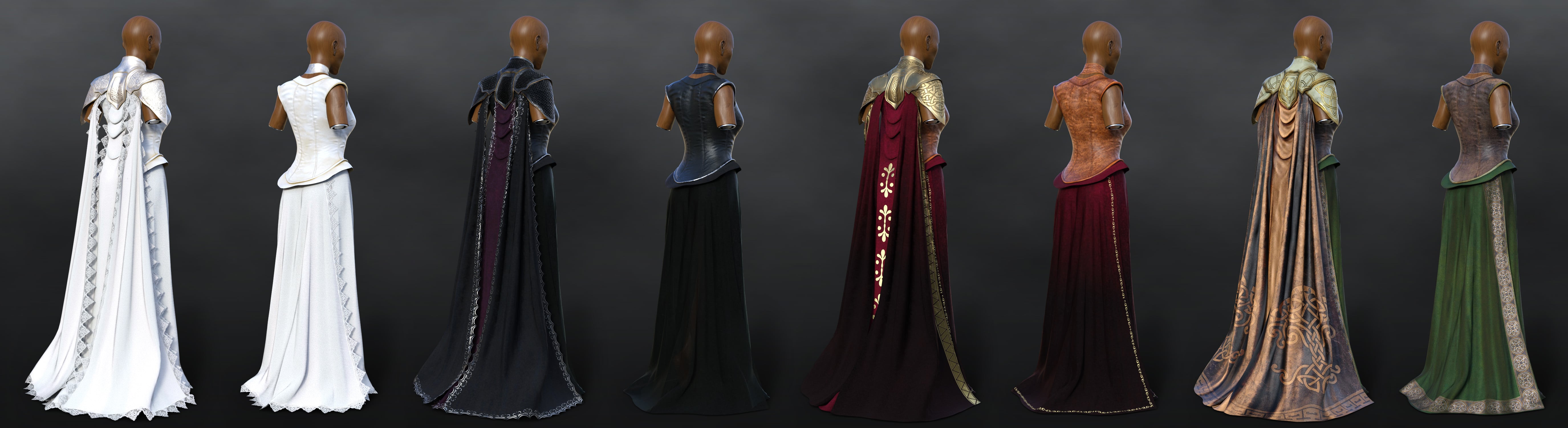 dForce War Witch Bundle for Genesis 8 and 8.1 | Daz 3D